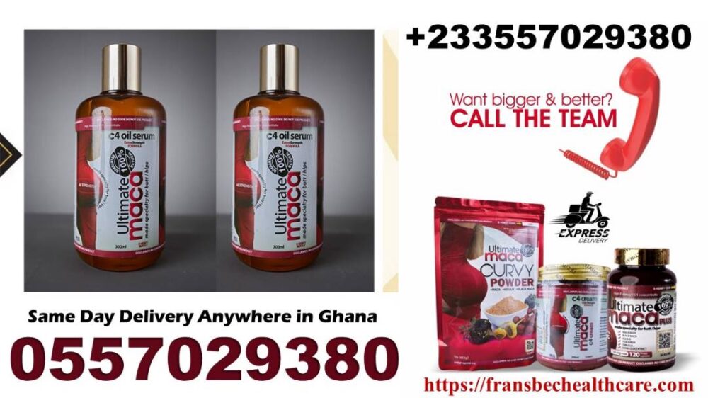 Ultimate Maca Oil for Bigger Booty in Ghana - 0557029380